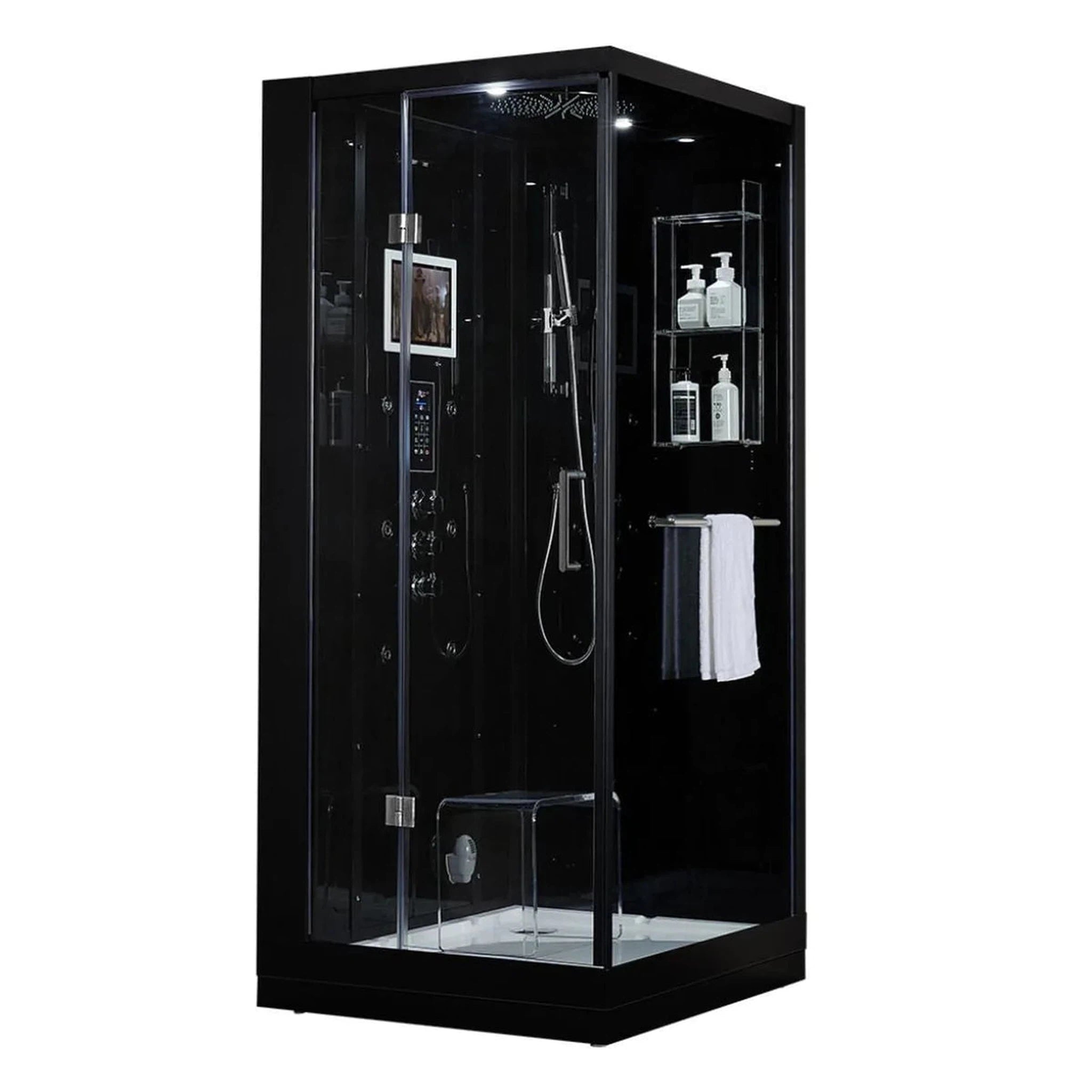 Platinum Arezzo Steam Shower - Black