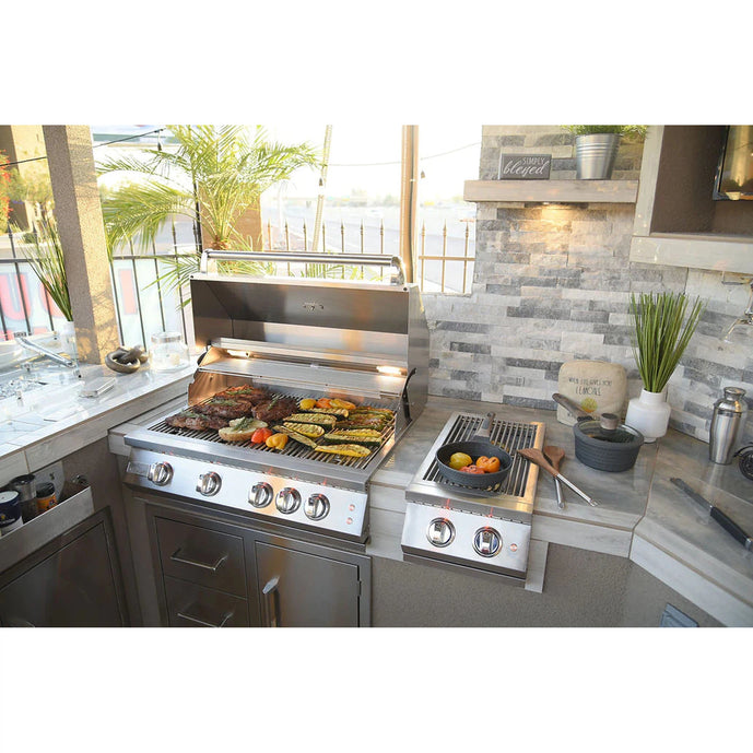 KoKoMo Best Outdoor Kitchen Bermuda BBQ Island with TV — Direct Home ...