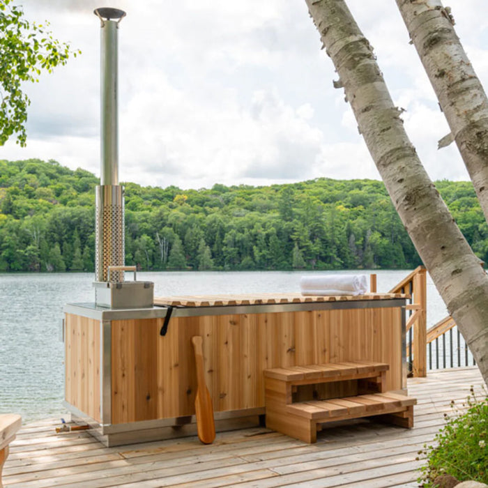 Dundalk Leisurecraft The Starlight Wood Burning Hot Tub — Direct Home ...